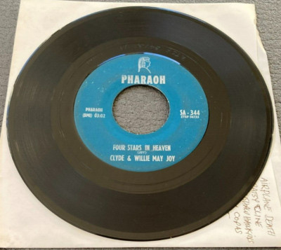 Clyde & Willie May Joy/Bobby Joy 45 Pharaoh New England country tragedy ...