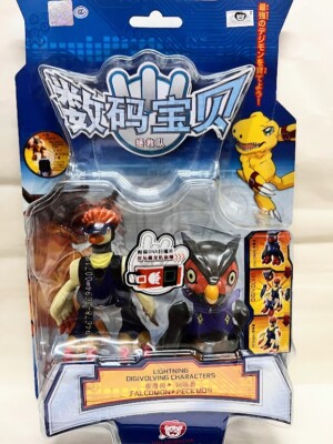 Bandai Digimon Action figure - Falcomon transform Peckmon character | eBay