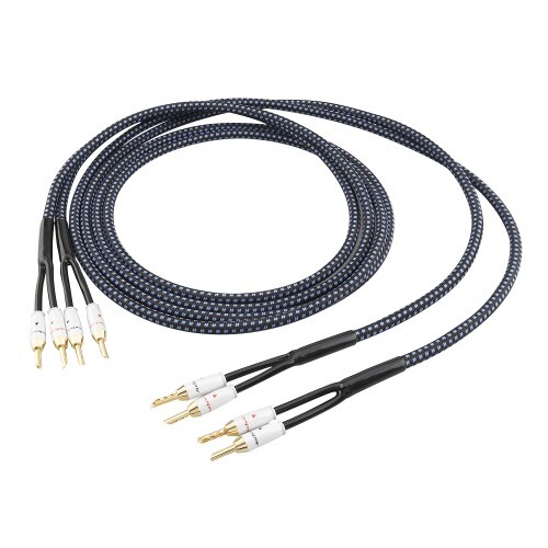 One Pair Audio HIFI Silver Plated Speaker Cable Hi-end Wire Hi-fi ...