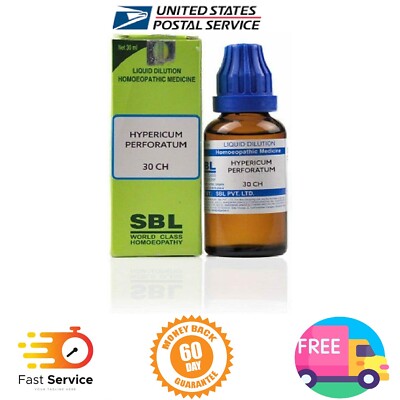 SBL Homeopathy Hypericum Perforatum (30 ML) (Select Potency) | eBay