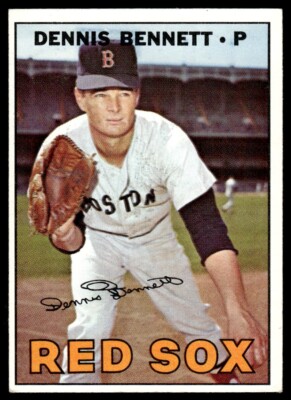 1967 Topps Dennis Bennett Boston Red Sox #206 ^ | eBay