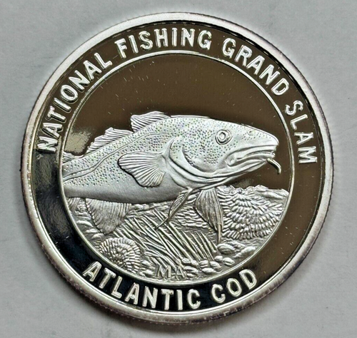 North American Fishing Club Atlantic Cod 1oz .999 Fine Silver Round | eBay