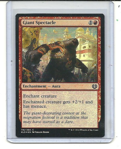 Giant Spectacle - Foil - Kaladesh - Magic the Gathering | eBay