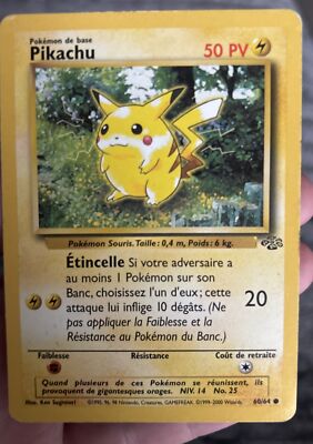 Mint Condition 1995 Spanish Pikachu Card | eBay