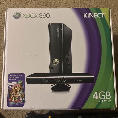 XBox 360 E Console & Kinect Bundle w Game & Controller & Box | One ...