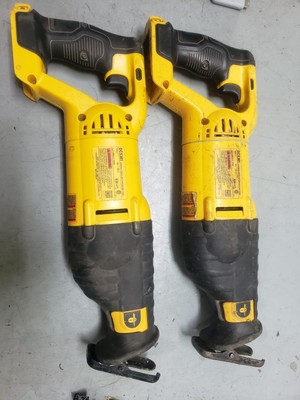(2) DeWALT DCS381 20V MAX Cordless Reciprocating Saw (FOR PARTS) FREE ...