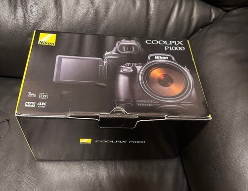 [MINT in Box] Nikon COOLPIX P1000 Digital Camera Black 125x 16.0MP Wi ...