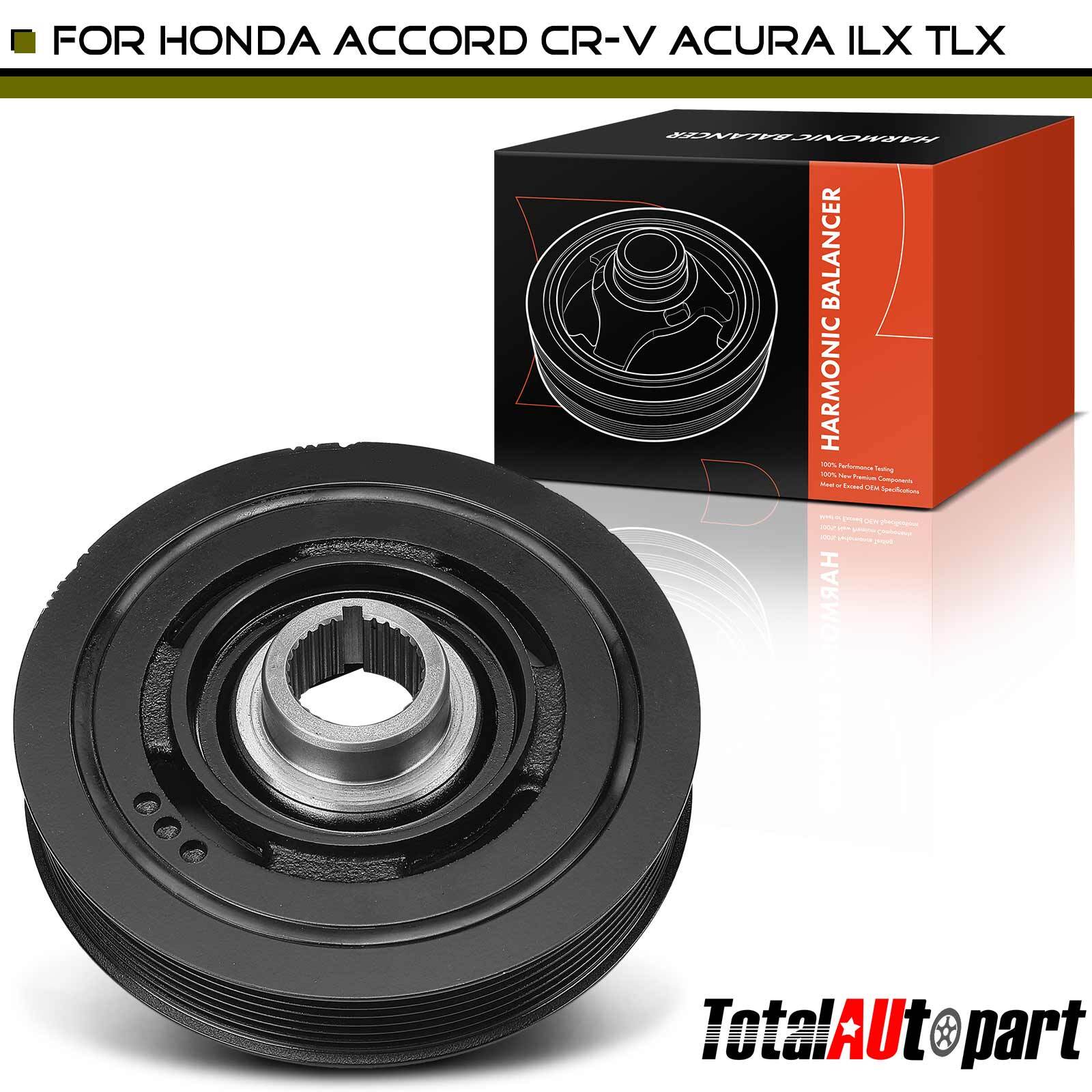 Engine Harmonic Balancer for Honda CR-V 2015-2019 Accord Acura ILX TLX ...