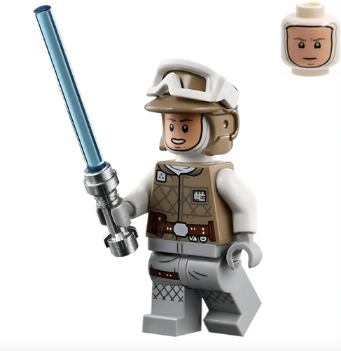 LEGO Star Wars Luke Skywalker Minifigure Rebel Hoth sw1143 75298 75340 ...