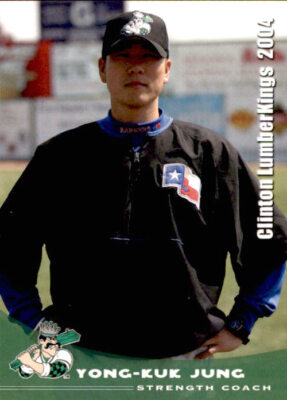 2004 Clinton LumberKings Grandstand #19 Yong-Kuk Jung Seoul Ssouth ...