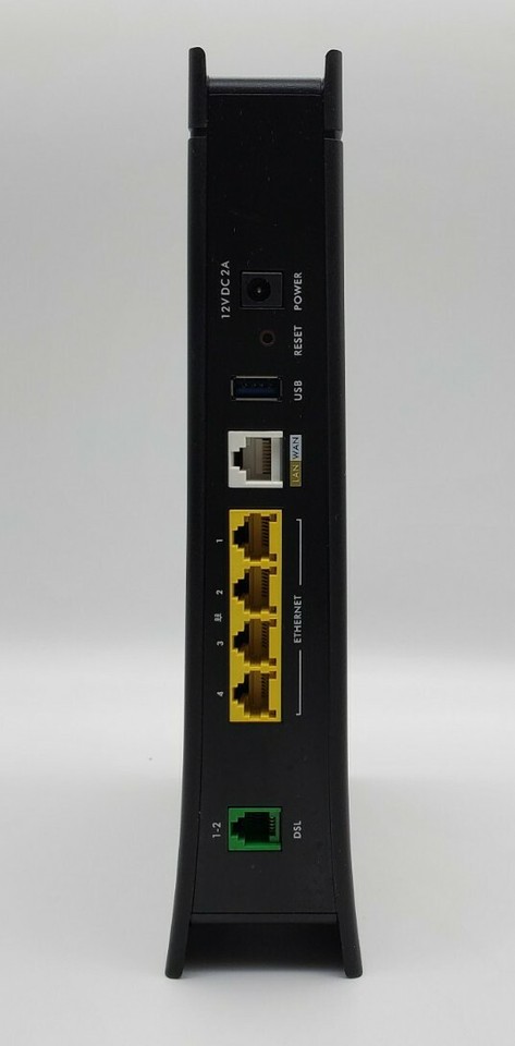 CenturyLink ZyXEL C3000Z DSL Modem Wireless Router w/ AC Adapter ...