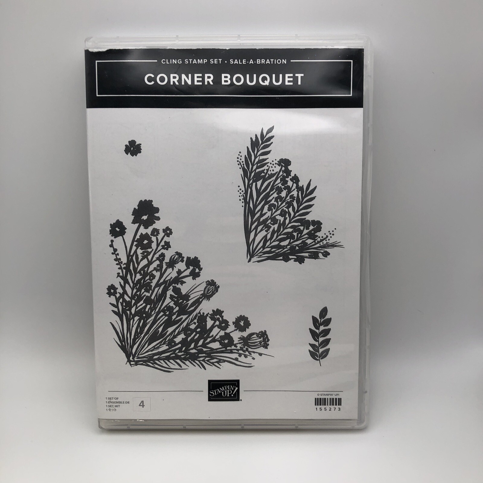 Stampin Up Corner Bouquet Stamp Set Of 4 Stamps 155273 UNUSED | eBay