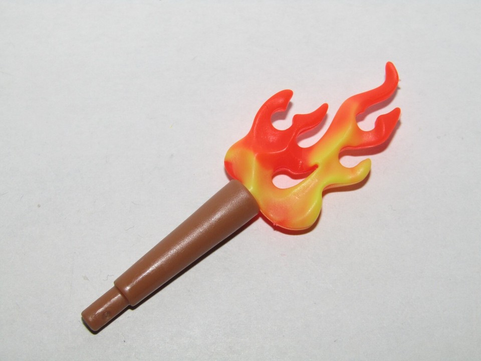Playmobil Miniature torch w/ big fire - C20 | eBay