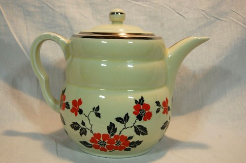 Vintage Hall Pottery Red Poppy Pattern Coffee Tea Pot | eBay