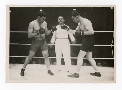 Boxing Match Paris 1920s Griselle v. Paolino Photo Handsome Boxers Gay ...