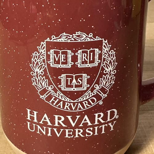 Harvard University Ceramic And Stone Crimson White White Specs Coffee ...