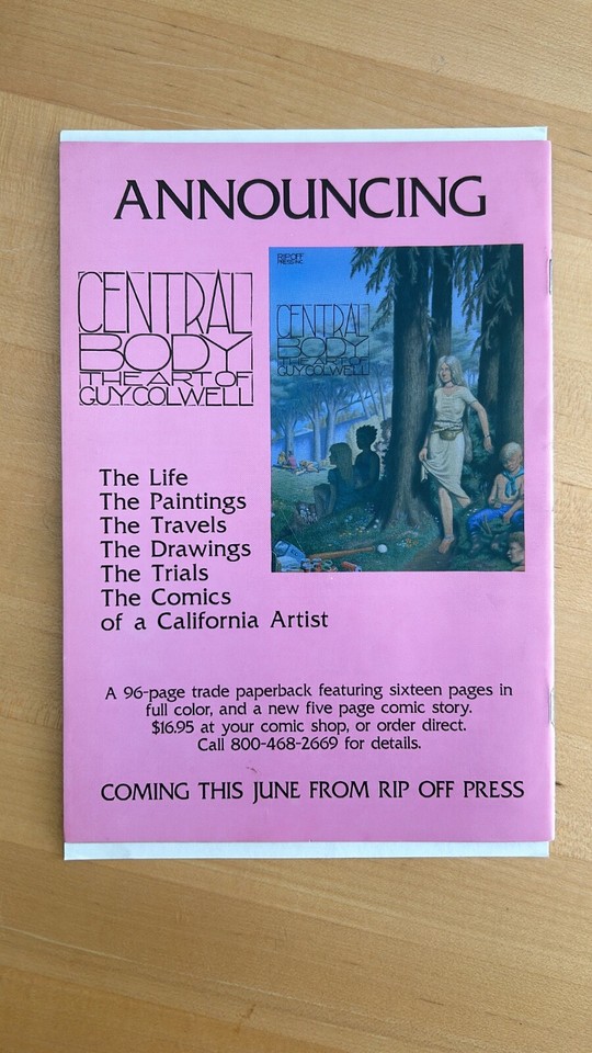 Doll #1-8 lot 1st Print Guy Colwell Rip Off Press RARE/HTF Underground ...