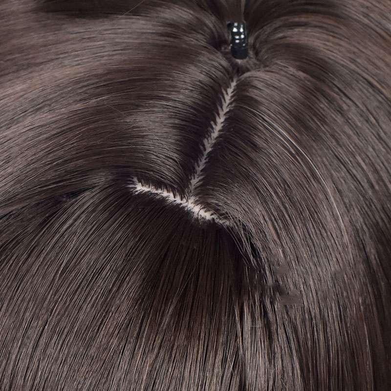 Genshin Impact Dehya Cosplay Wigs 80cm Long Brown Synthetic Hair With ...