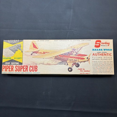 VTG Sterling Models Piper Cub PA-18A Kit A07 Bolsa Wood Flying Scale ...