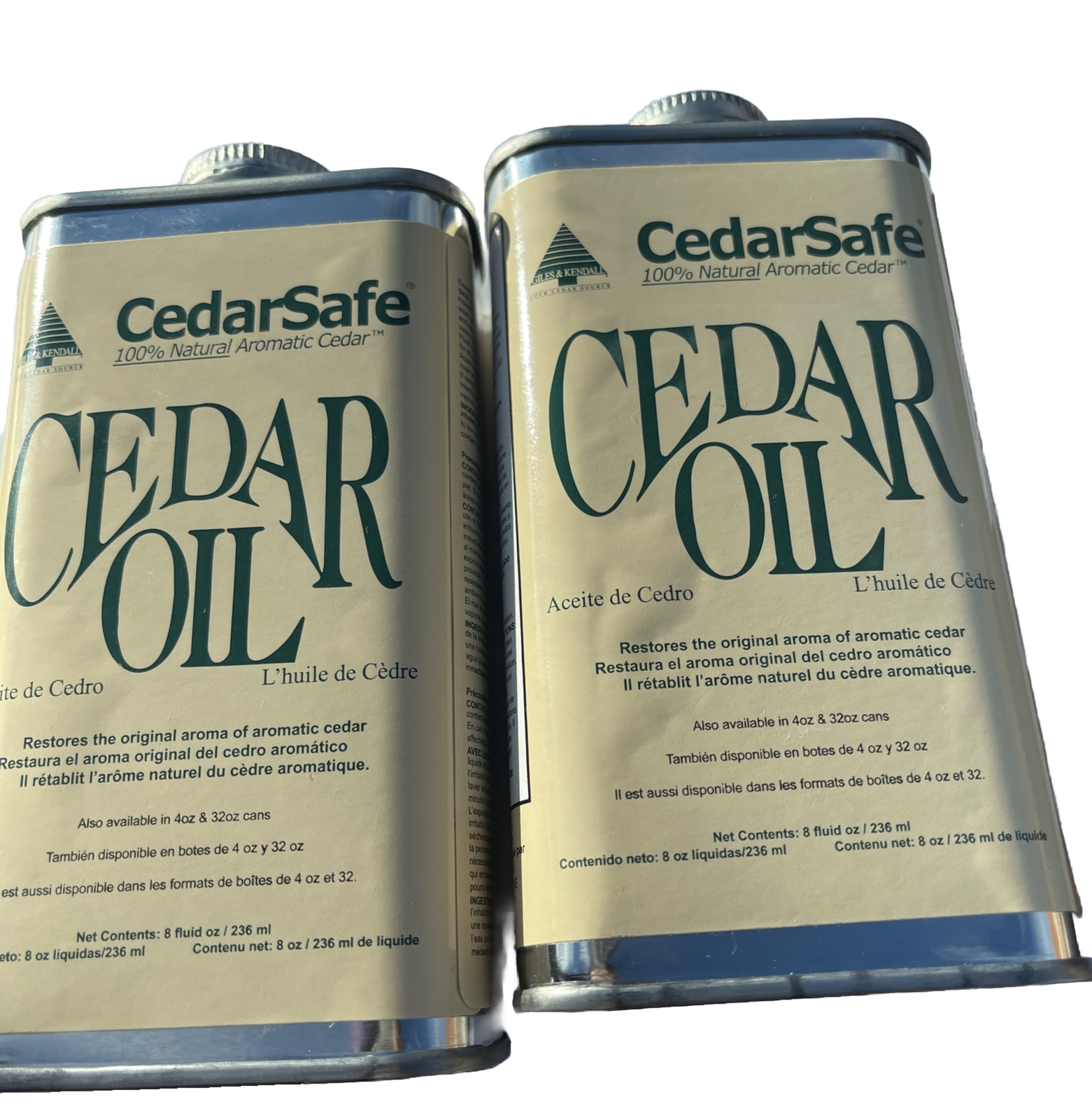 2 - Giles & Kendall CedarSafe Low Luster Clear Oil-Based Cedar Oil ...