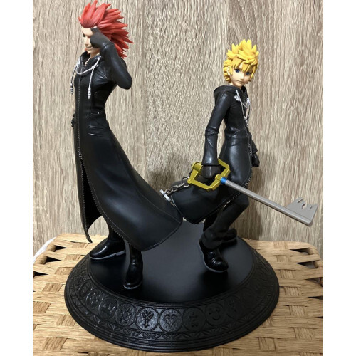 BANDAI SPIRITS Kingdom hearts Second Memory Roxas & Axel Statue Figure ...
