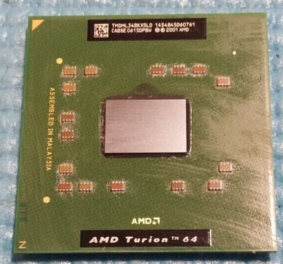 AMD Turion 64 mobile technology ML-34 1.8 GHz (TMDML34BKX5LD) Processor ...