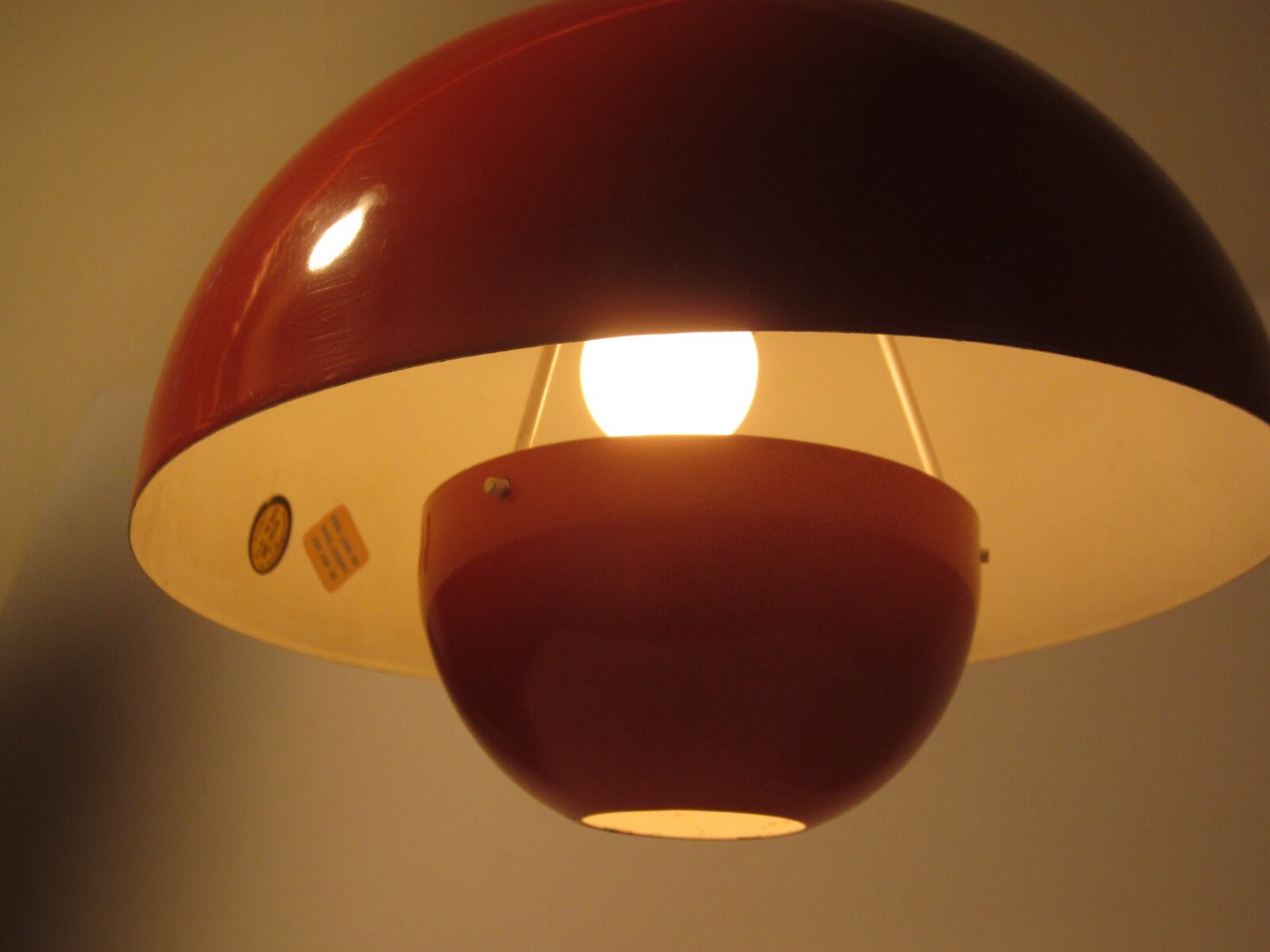 Verner Panton Flowerpot Wall Mounted Lamp for Louis Poulsen Denmark ...
