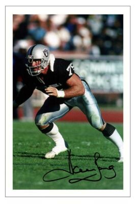 HOWIE LONG - LA RAIDERS AUTOGRAPH SIGNED PHOTO POSTER PRINT | eBay UK