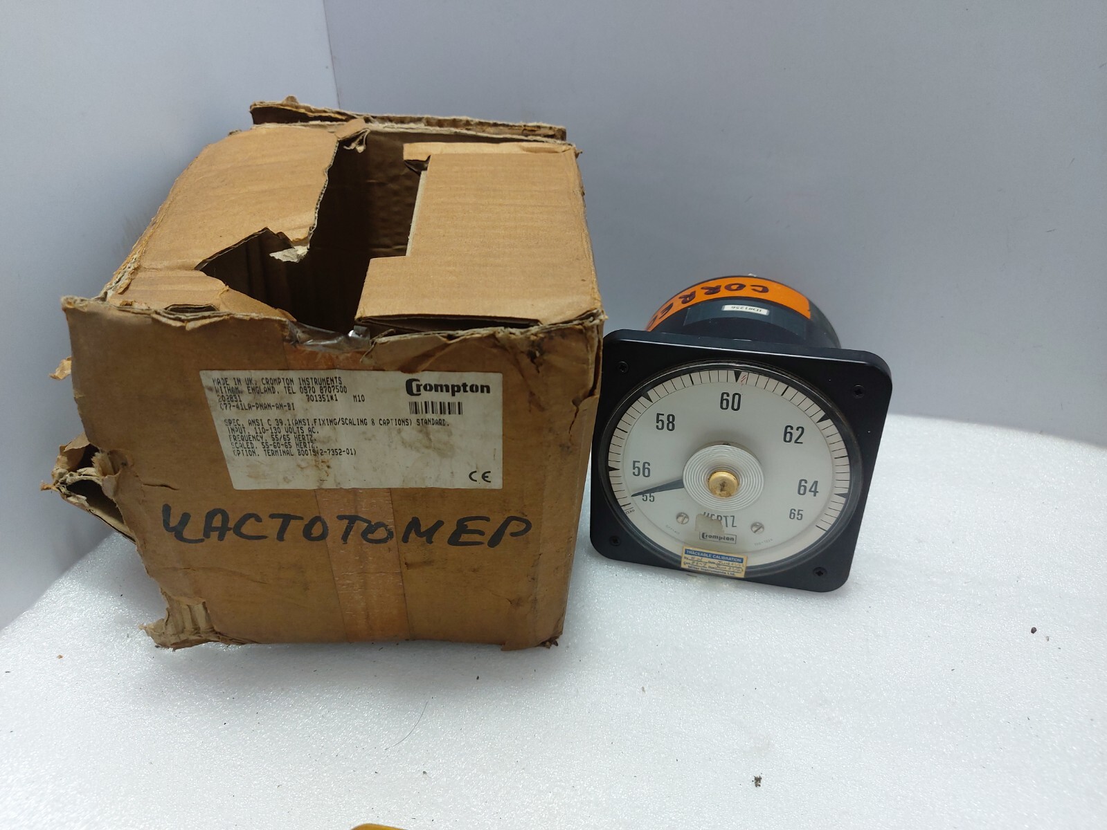 Crompton 077-415 Frequency Meter 55-65 Hertz | eBay
