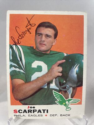 Joe Scarpati -North Carolina State- Philadelphia Eagles Autographed ...