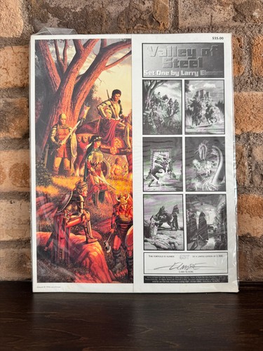 Signed Valley of Steel Larry Elmore 1994 Limited Edition Fantasy Art ...