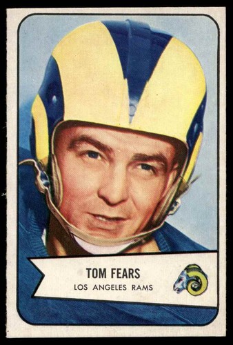 1954 Bowman Tom Fears Los Angeles Rams #20 C88 | eBay