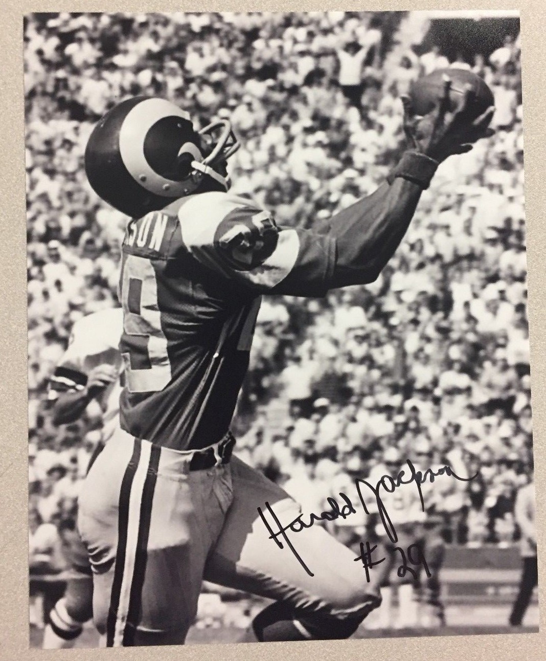 Harold Jackson signed LOS ANGELES RAMS 8 X 10 photo NICE!! | eBay