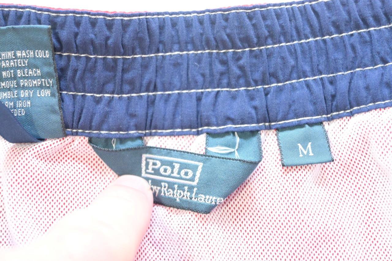 Polo Ralph Lauren Red Cargo Swim Trunks Shorts Netted… - Gem