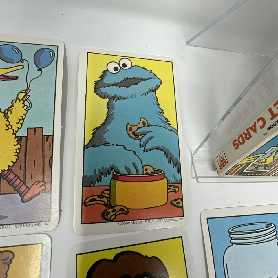 Vintage Sesame Street See And Know Alphabet Cards.- Bert And Ernie ...