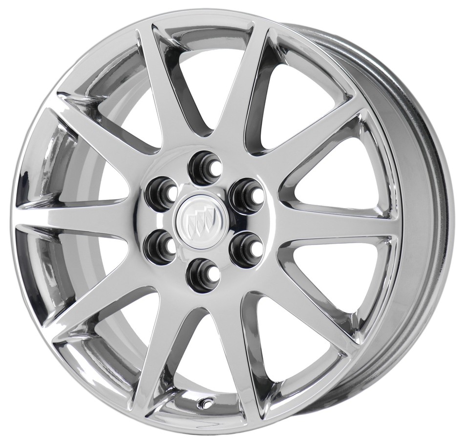 19" BUICK ENCLAVE PVD BRIGHT CHROME-C WHEELS RIMS FACTORY OEM 4131 2008 ...
