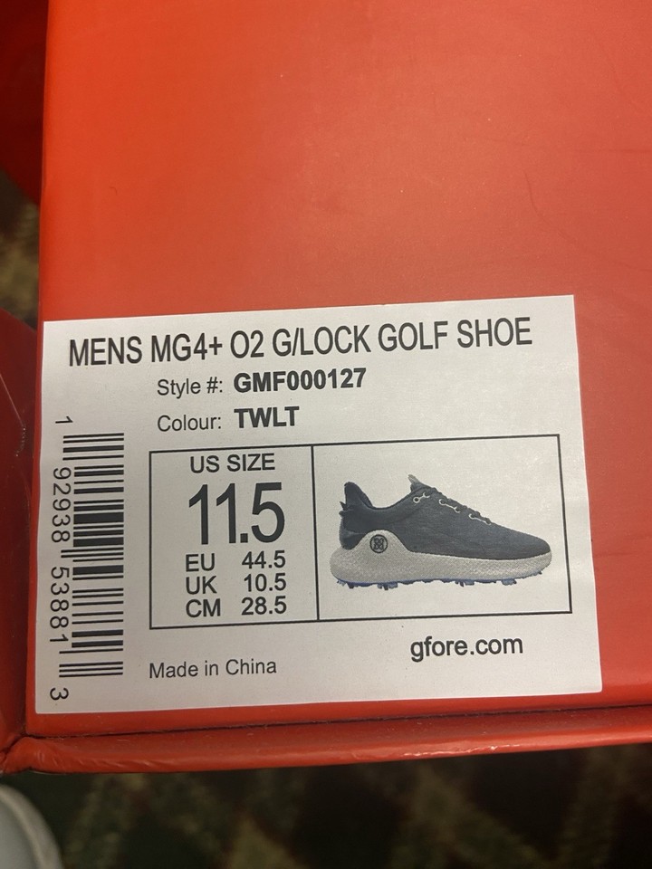 Brand New In Box Gfore MG4+ O2 G/Lock Golf Shoe GMF000127 11.5 M | eBay