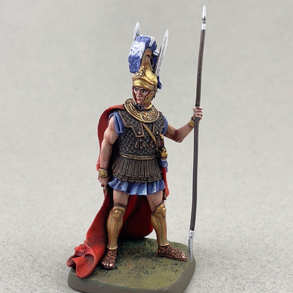 Alexander the Great figure 54 mm, Historical miniature, Painted tin toy ...