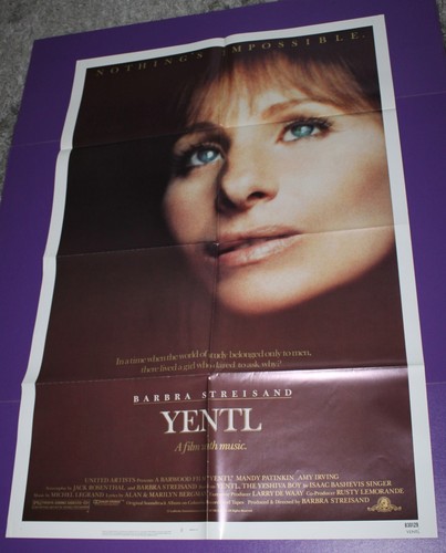 YENTL ONE SHEET MOVIE POSTER BARBRA STREISAND 1983 | eBay