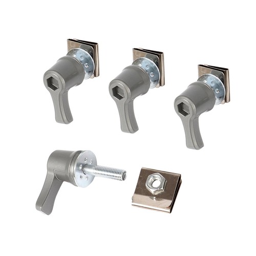 4x Motorcycle Saddlebag Lever Lock Bolts Nuts Mounting Set for Premium ...