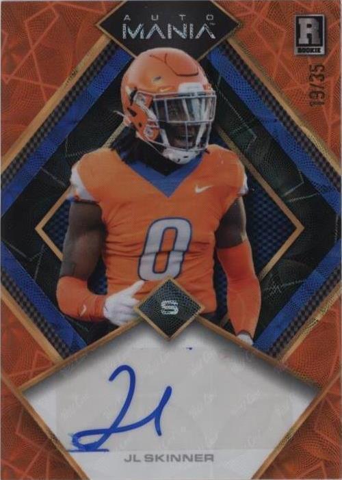 2023 Wild Card Auto Mania Pro-Look - Diamond JL Skinner Orange ...