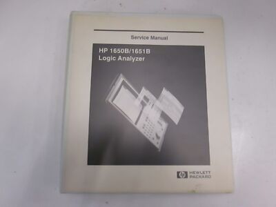 HP 1650B/ 1651B Logic Analyzer Service Manual, Used | eBay