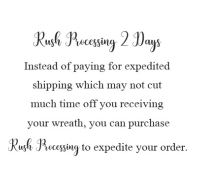 Rush Processing 2 Days | eBay