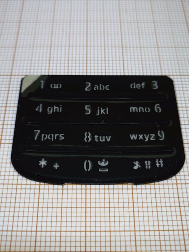 Clavier original Nokia 6700c noir mat latin P/N:02692H4 NEUF ARTICLE ...