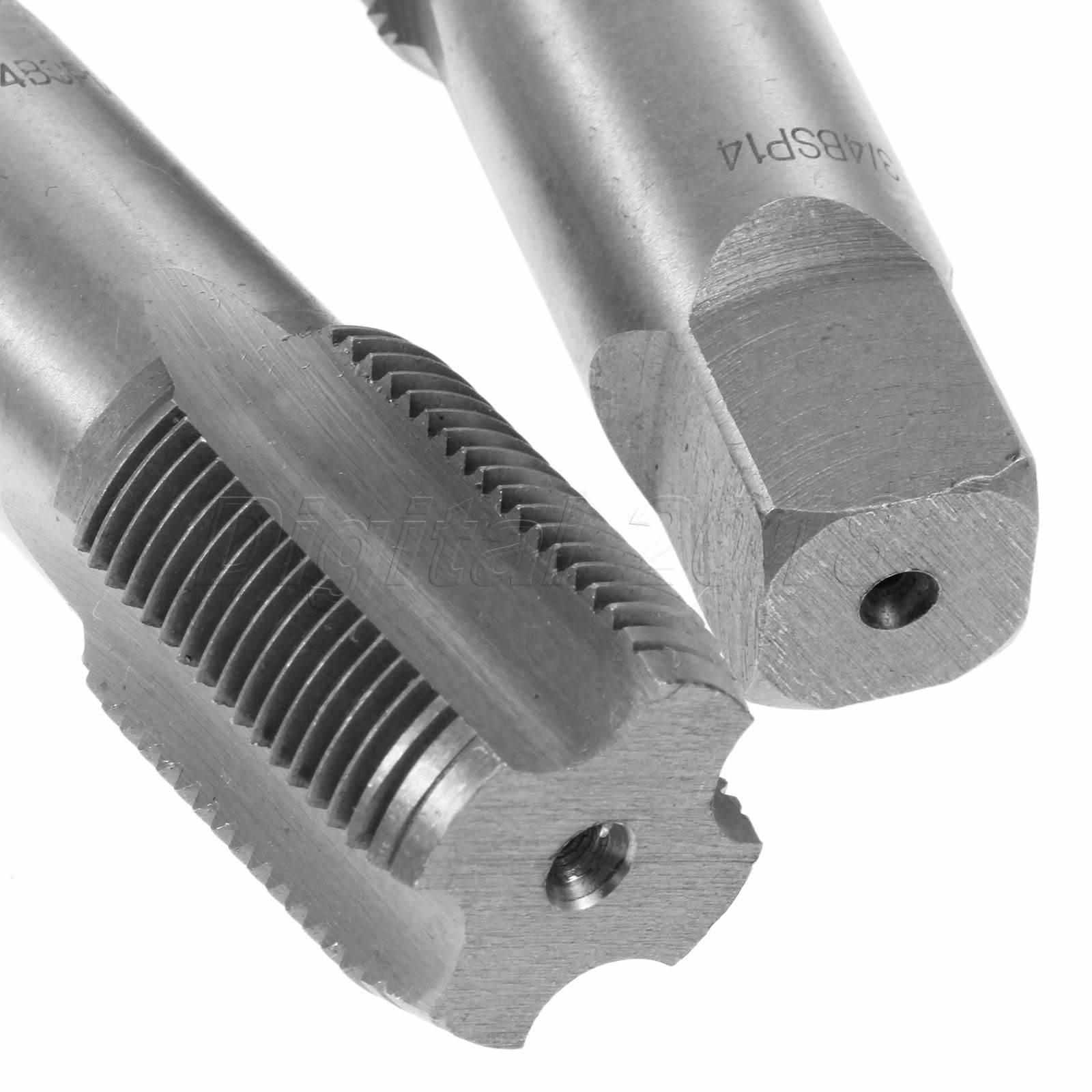 HSS BSP 3/4" Thread Pipe Tap For Wire Tapping Teeth Spiral Tap Hand ...