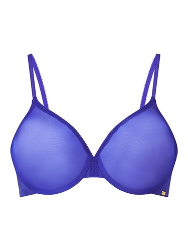 Gossard Glossies Bra Sheer Moulded Plunge Seamless Non Padded Sexy Bras ...