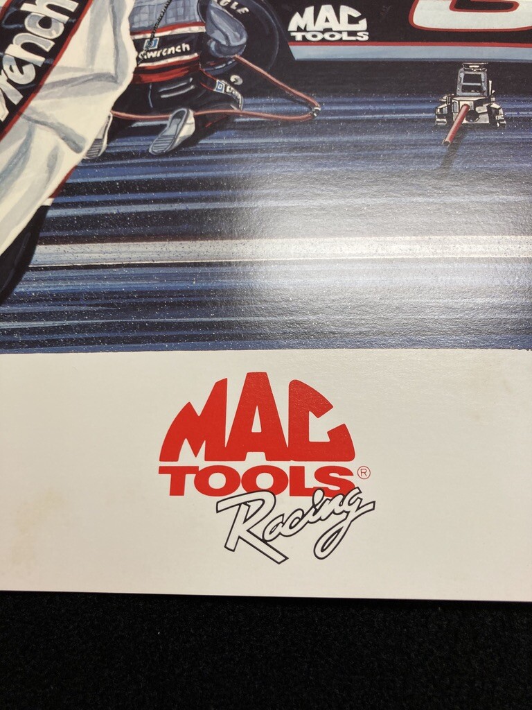 1991 Sam Bass: Dale Earnhardt #3 Goodwrench / MAC Tools Racing Poster ...
