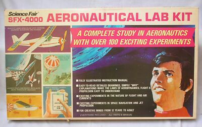 AERONAUTICAL LAB KIT SFX-4000 Science Fair TANDY RADIO SHACK 28-196 ...