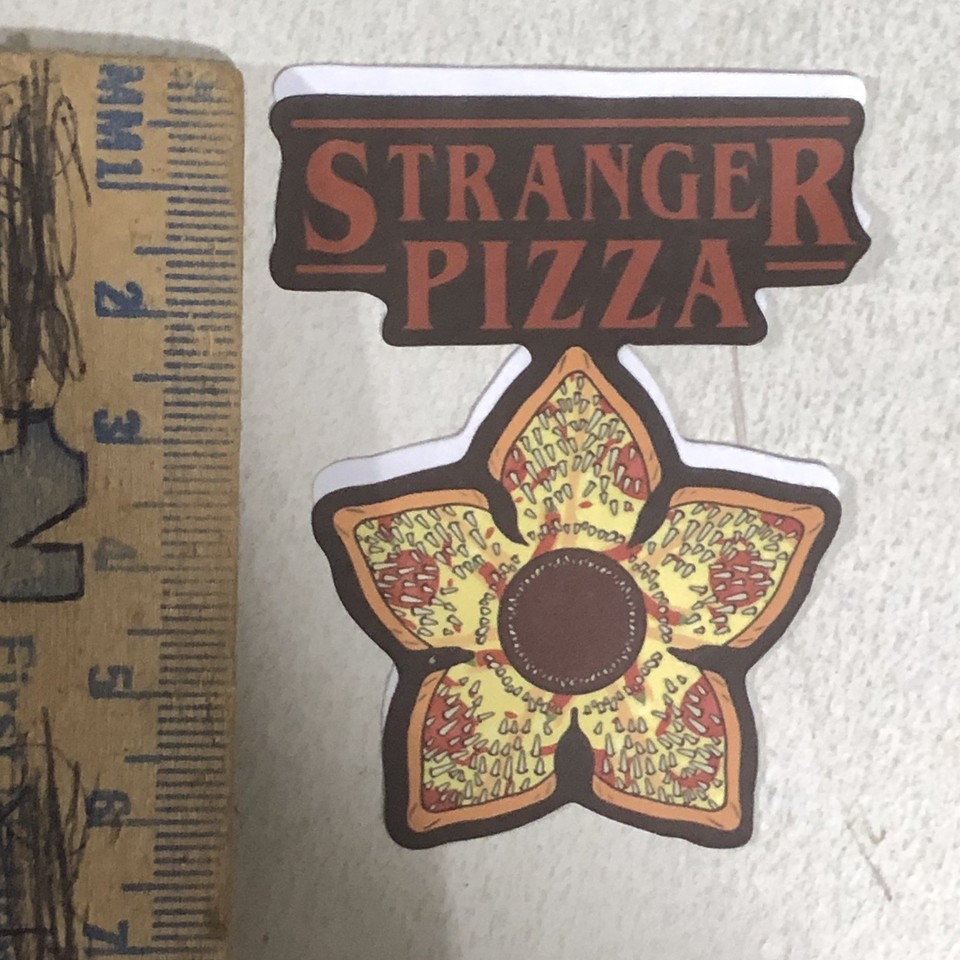Stranger Pizza Stranger Things Sticker Decal For Skateboards Laptop | eBay