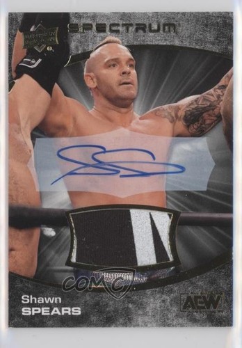 2021 AEW Spectrum Dark Memorabilia 5/10 Shawn Spears #72 Auto | eBay